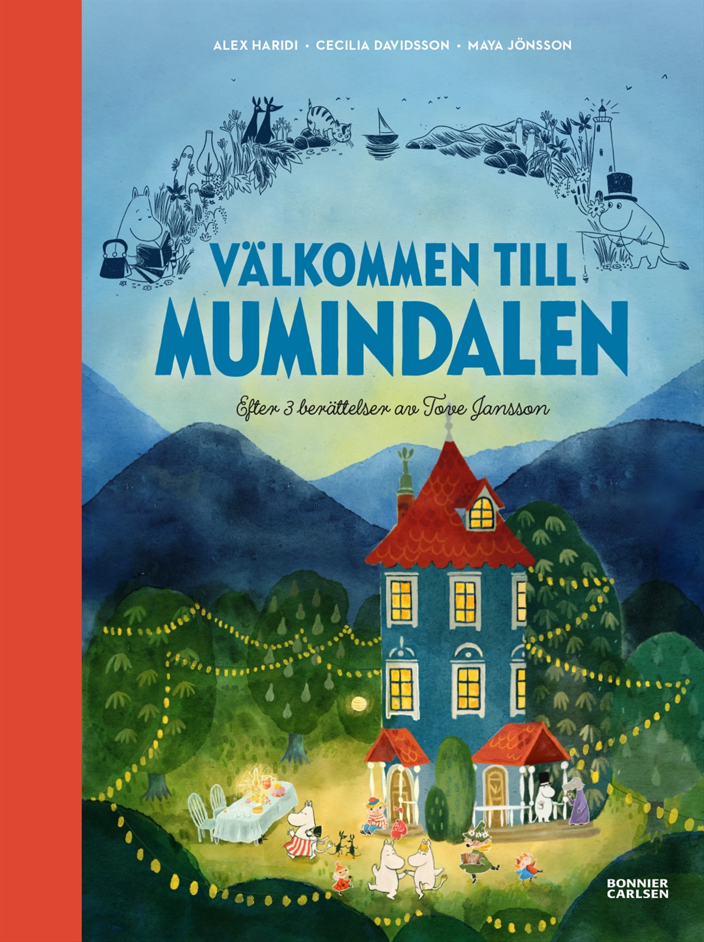 Book Mumin Moomin SWEDISH Välkommen Till Mumindalen 3 Stories Tove ...